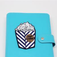 China Creative Popcorn Decorative Embroidery Cloth Stickers Adhesive Self-Adhesive Clothing Bags Embroidered Patches for sale
