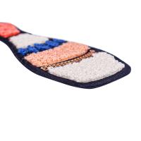 China OEM ODM Letter Chenille Embroidery Patches for Clothing Towel Chenille Glitter Patch Wine Bottle Embroidery Fabric for sale