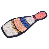 China OEM ODM Letter Chenille Embroidery Patches for Clothing Towel Chenille Glitter Patch Wine Bottle Embroidery Fabric for sale