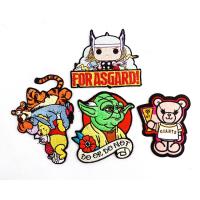 China Good Quality Patch Stick on Tiger Head Embroidered Patch for Denim Jacket Lifelike Animal Embroidery Patch for sale