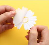 China 3D Embroidery Small Daisy Patch Paste Clothing Accessories Chenille Cloth Embroidery Patchs for sale