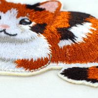 China OEM Cartoon Puppy Embroidery Cloth Stickers Cute Pet Animal Embroidery Decoration Dog Back Glue Ironing Embroidery Stamp for sale