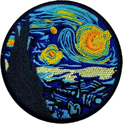 China Computer Embroidery Cloth Stickers Luggage Decoration Stick-On Embroidery Cartoon Badges Can Be Customized for sale