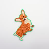China Custom Towel Chenille Anime Patches Embroidery Patch Decoration Clothing Cute Animal Patch for sale