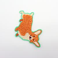 China Custom Towel Chenille Anime Patches Embroidery Patch Decoration Clothing Cute Animal Patch for sale