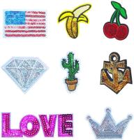 China Cartoon Embroidery Mouse Patch Wholesale Clothes Sticker Sequin Patch Embroidery Patch Certificate Factory Label for sale