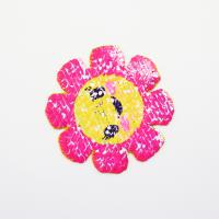 China Cartoon Funny Pattern Heat Transfers Patches Sequin Chenille Embroidered Patches for Clothing & Bag Customization for sale