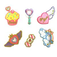 China Low MOQ Large Size Holographic Iridescent High Frequency Tpu Patches ,Iron on Metallic Heat Press Custom for sale