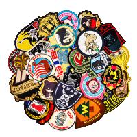 China China Manufacturer's Custom Iron-On Embroidered Spring Dog Patches for Clothing Accessories Nice Cutting Edge for sale