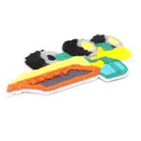 China New Boys Engineering and Racing Car Truck Embroidery Patch with Beads for Decor Iron-On Embroidered Car Patches for sale