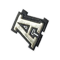 China Custom Eco-Friendly Embroidered Towel Patch Chenille Color Iron Letter Emblem Featuring Fabric and Felt Material for sale