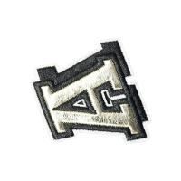 China Custom Eco-Friendly Embroidered Towel Patch Chenille Color Iron Letter Emblem Featuring Fabric and Felt Material for sale
