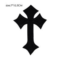 China Colorful Custom Fabric Personalized Patch Cross Creative Band-Aid Pattern Embroidered Felt Cloth Cross Patch for sale