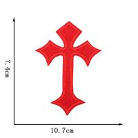 China Colorful Custom Fabric Personalized Patch Cross Creative Band-Aid Pattern Embroidered Felt Cloth Cross Patch for sale