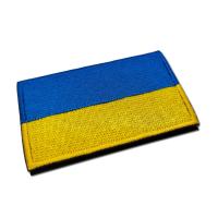 China Ukraine Flag Embroidered Eco-friendly Nickel-Free Patch Fabric Backpack Decorative Cloth Iron on Badge for sale