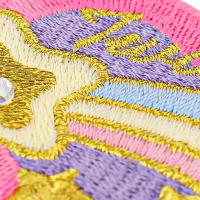 China Special Embroidery Cloth Sticker Diamond Star Heart Patch  for Clothing Bag Armband Gummed Accessories 3d Embroidery Patches for sale