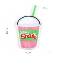 China 17PCS Embroidery Cloth Stick Food, Drink Glue Back Patch Stick Clothing Accessories Luggage Accessories Embroidery Badge for sale