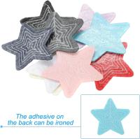 China High Quality Custom 3D Sequin Embroidery Patches Twill/Canvas Fabric Merrow Border for Clothing Bag Decoration China Factory for sale