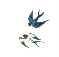 China Iron on Embroidered Katrina Patch Animal Nature Patch for Garments Accessory for sale