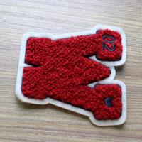 China Factory Price  Embroidery Towel Chenille Indibidual Letter Patch for sale
