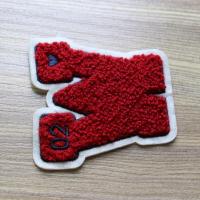 China Factory Price  Embroidery Towel Chenille Indibidual Letter Patch for sale