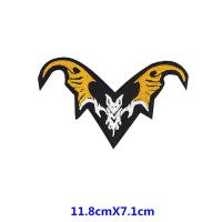 China Embroidered Skeleton Dragon Horse Cat Cloth Punk Style Clothes Bags Embroidered Patches Clothing Accessories Badge Customization for sale