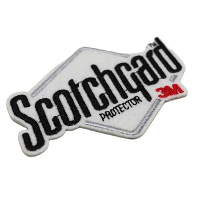 China Embroidery Patches Supplier Custom Sports Club Iron on Embroidered Parches Bordados for Clothing for sale
