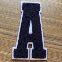 China Eco-Friendly Iron-On Sequin Embroidered Felt Patch with Chenille Letter Design for Hats for sale