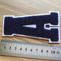 China Eco-Friendly Iron-On Sequin Embroidered Felt Patch with Chenille Letter Design for Hats for sale
