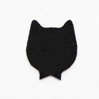 China New Arrival Glitter Cat Applique Embroidery Patch Iron on for Clothing Sequin Heat Transfer Patches for Hat for sale