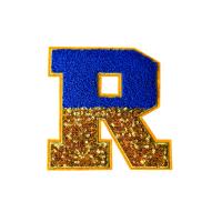 China 3D Embroidery Heat Transfer Iron-On Canvas Fabric Patch with Sequins Large-Sized Environmentally Friendly for sale