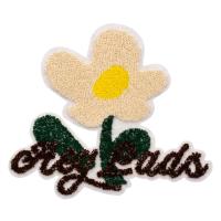 China Embroidered  3D Brush Chenille Patch High-Quality Brush Chenille Patch Elegant Statement Piece for Apparel & Accessories for sale