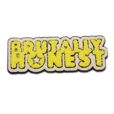 China Custom Embroidered Large Patch Designer 3d Embroidery Iron on Chenille Patches for Men's Jackets for sale