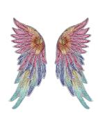 China Custom Eco-Friendly Chenille Embroidered Iron-On Patches for Clothing Jackets Bags with Designer Logos for sale