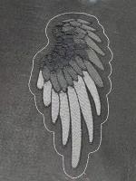 China Custom Eco-Friendly Chenille Embroidered Iron-On Patches for Clothing Jackets Bags with Designer Logos for sale