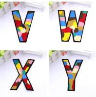 China Popular Spot Goods Fabric Woven Full Embroidered Logo Iron on 3D Embroidery Badges Chenille Patches for Jackets Hats Clothes for sale