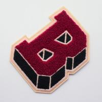China 1Pc Moq Custom Embroidery Varsity Chenille Letter Patches No Minimum Embroidered Patches for sale