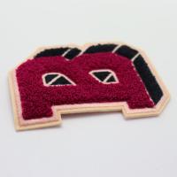 China 1Pc Moq Custom Embroidery Varsity Chenille Letter Patches No Minimum Embroidered Patches for sale