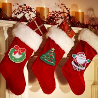 China Custom Large Sequin Embroidered Merry Christmas Hat Patch Chenille Iron-on Christmas Patch Flower Heart Shape Made High Quality for sale