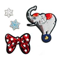 China Anime Repair Appliques Flower Sequins Patches for Sewing/Ironing for Jackets Jeans Hats Socks Embroidery Resin Material for sale
