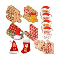 China Custom Hat Embroidery 3d Letter Patch Embroidered Halloween Chenille Iron on Patches Christmas Printed Patch for sale