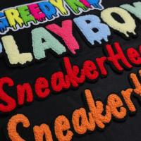 China Professional Embroidery Technology OEM ODM Sequin Patches for Clothing Tetter Chenille Patch Suitable for Baseball Jacket for sale