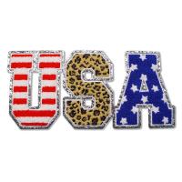 China Custom Design Large Size Towel Chenille Letter Embroidered Patch Iron on Embroidery Basketball Patches for Clothing for sale
