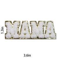 China Custom Design Large Size Towel Chenille Letter Embroidered Patch Iron on Embroidery Basketball Patches for Clothing for sale