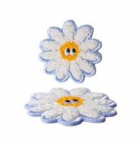 China Towel Embroidery Stickers Three-Dimensional Embroidery Sun Flower Patch Stickers Clothing Accessories Chenille Embroidery for sale