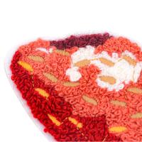 China Versatile Strawberry Iron-On Embroidery Chenille Patches Fashionable Polyester and Felt Fabric Hand-Embroidered Decoration for sale