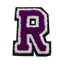 China High Quality Chenille Patches, Sweatshirt Iron on Patches Chenille, Chenille Patches Heat Press for sale
