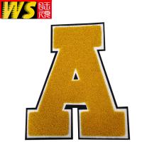 China High Quality Chenille Patches, Sweatshirt Iron on Patches Chenille, Chenille Patches Heat Press for sale