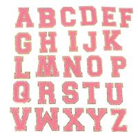 China Custom Embroidery Badges Embroidered Tactical Patches  Iron on Chenille Letter Glitter Patches Custom Logo for sale