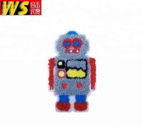 China Custom Eco-Friendly Fabric Embroidered Patch Chenille Elephant Animal Embroidery Sticker for Clothes Decor for sale